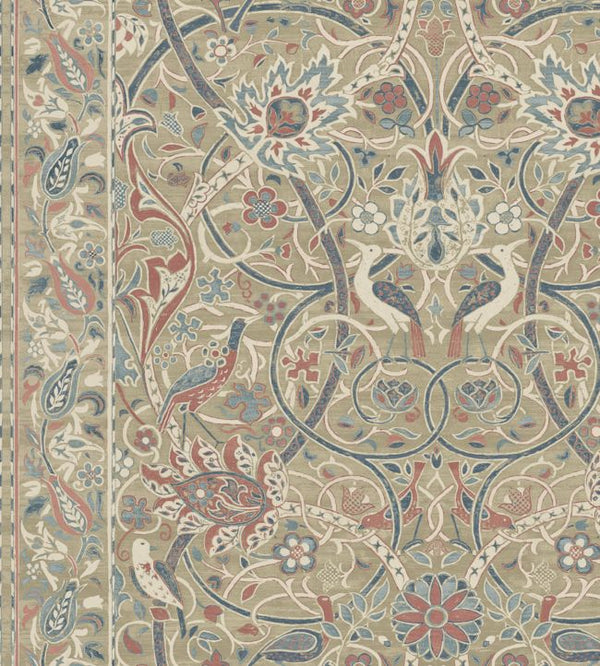 Bullerswood Wallpaper - Spice/Manilla - 216446 – Morris Wallpaper