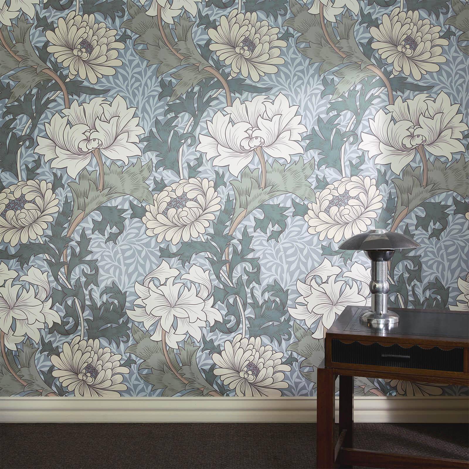 House of Hackney Chrysanthemum Magna Wallpaper – Morris Wallpaper