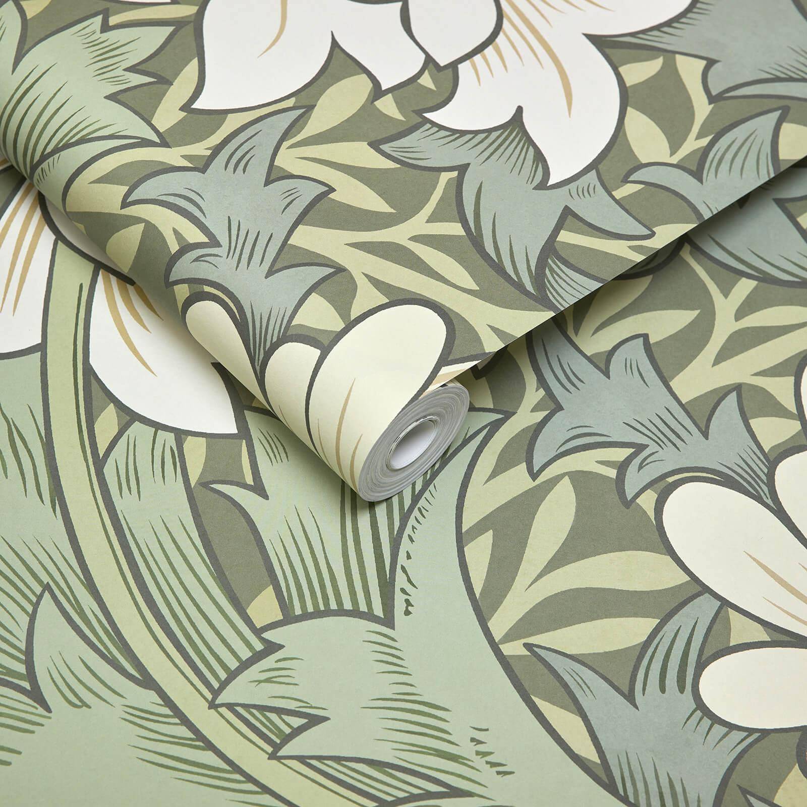 House of Hackney Chrysanthemum Magna Wallpaper – Morris Wallpaper